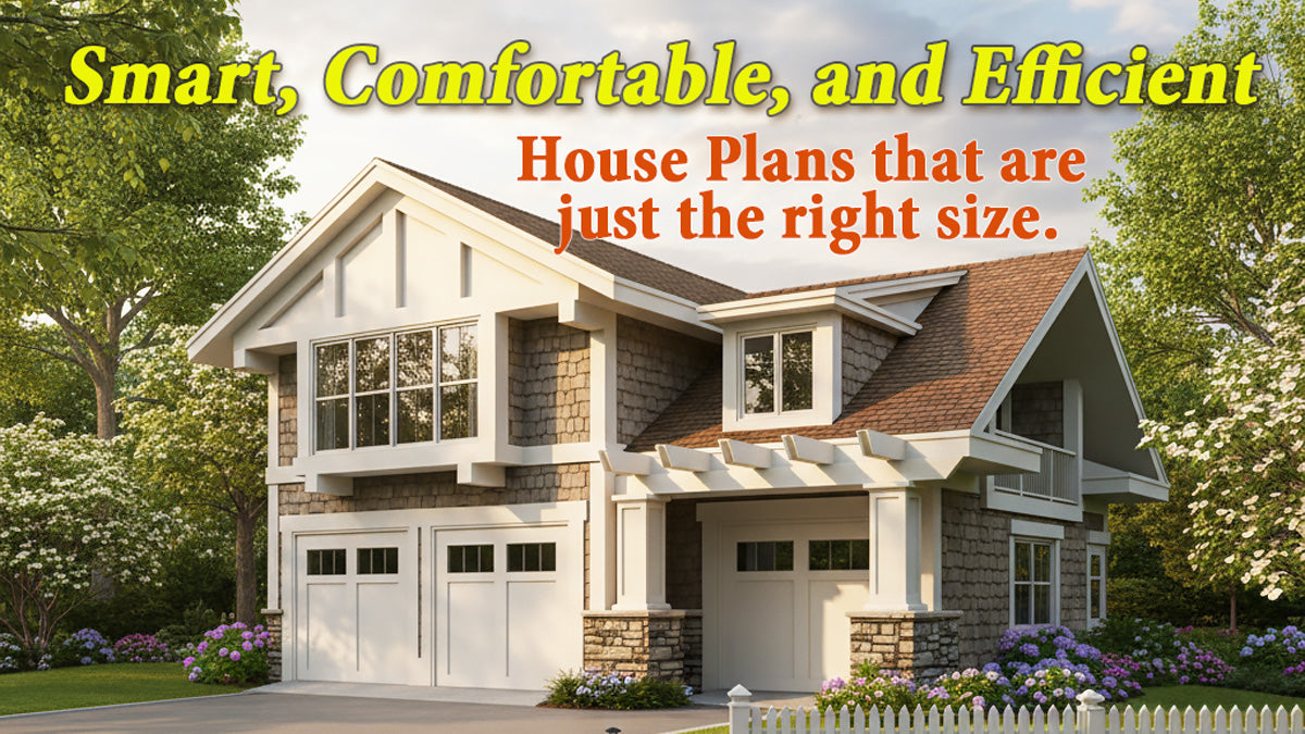 Moderate-Sized House Plans | Don Gardner Designs – Donald A. Gardner ...