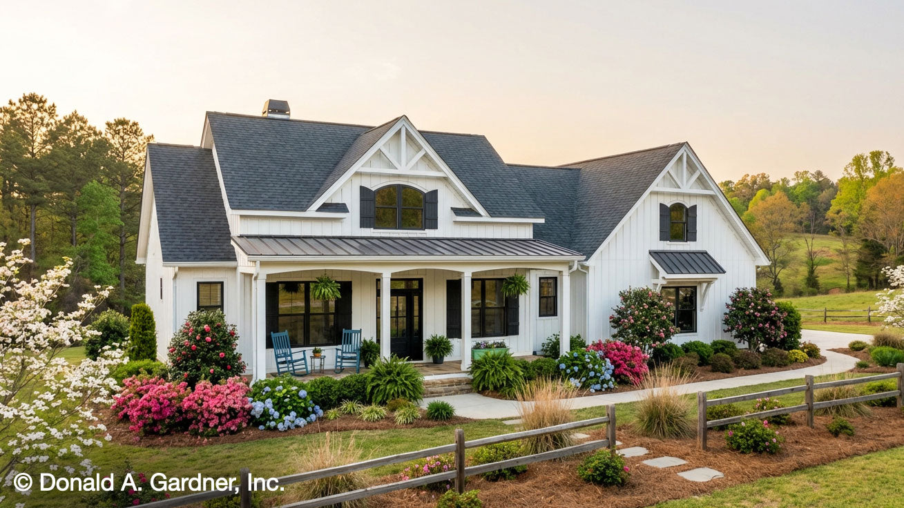Modern Farmhouse Plans | Open Layouts & Rustic Modern Style – Donald A ...